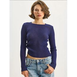 Bianco Lucci Pullover Damen Gr&ouml;&szlig;e S/L enzian