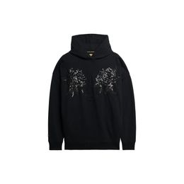 Superdry & Co Sweatshirt Damen Gr&ouml;&szlig;e XL graumeliert / schwarz