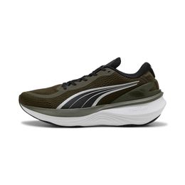 Puma Laufschuh 'Scend Pro 2' Herren Gr&ouml;&szlig;e 47 oliv / schwarz / wei&szlig;