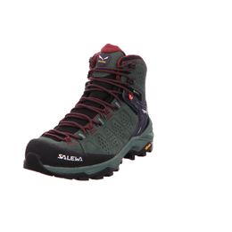 Salewa Boots Damen Gr&ouml;&szlig;e 42 dunkelgr&uuml;n / weinrot / schwarz