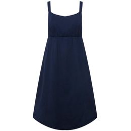 Ulla Popken Kleid Damen Gr&ouml;&szlig;e 50/52 blau / nachtblau Winterkleid