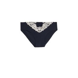Intimissimi Slip 'Pretty Flowers' Damen Gr&ouml;&szlig;e M dunkelblau / wei&szlig;