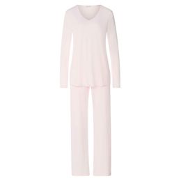 Hanro Pyjama 'Cotton Silk' Damen Gr&ouml;&szlig;e M rosa Winterkleid