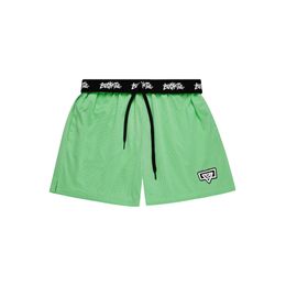Bucketz Sportshorts 'All Day' Herren Gr&ouml;&szlig;e L limette / schwarz / wei&szlig;