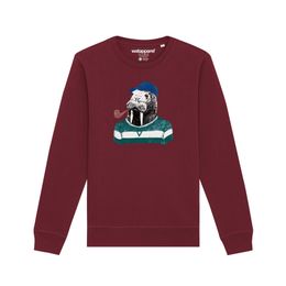 Watapparel Sweatshirt ' Walross ' Herren Gr&ouml;&szlig;e 4XL mischfarben / burgunder