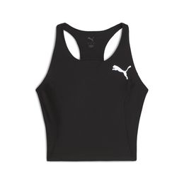 Puma Sporttop 'Raceday' Damen Gr&ouml;&szlig;e S schwarz / wei&szlig;