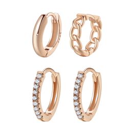 Hey Happiness Ohrringe 'Eternal' Damen Gr&ouml;&szlig;e One Size rosegold