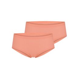 Schiesser Panty ' Invisible Cotton ' Damen Gr&ouml;&szlig;e L apricot