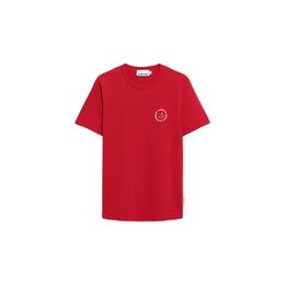 armedangels T-Shirt JAAMES SMILEY Herren Gr&ouml;&szlig;e M rot