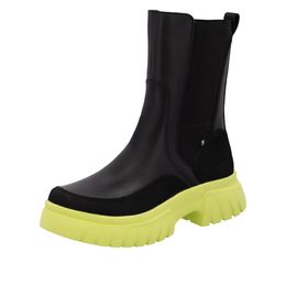 Rieker Sport Chelsea Boots Damen Gr&ouml;&szlig;e 43 neongr&uuml;n / schwarz Winterschuhe