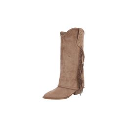 Ital-Design Boots Damen Gr&ouml;&szlig;e 38 hellbraun Winterschuhe