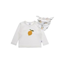 Liliput Langarmshirt und Halstuch 'Zitrone' Jungen Gr&ouml;&szlig;e 62/68 wei&szlig;