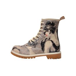 DOGO Schn&uuml;rstiefel 'DOGO Boots - Go Back to Being Yourself' Gr&ouml;&szlig;e 38 grau