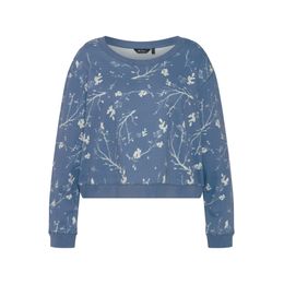 Ulla Popken Sweatshirt Damen Gr&ouml;&szlig;e XL/XXL blau / wei&szlig;