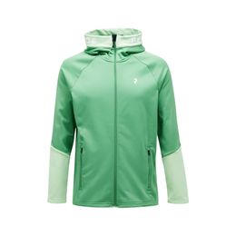 Peak Performance Fleecejacke M Rider Zip Hood Herren Gr&ouml;&szlig;e M gr&uuml;n