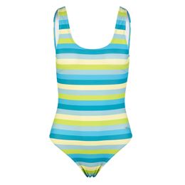 Beco The World Of Aquasports Badeanzug 'Fresh Stripes' Damen Gr&ouml;&szlig;e M blau / gr&uuml;n