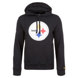 New Era Sweatshirt 'NFL Pittsburgh Steelers' Herren Gr&ouml;&szlig;e XL blau / knallrot / schwarz / wei&szlig;