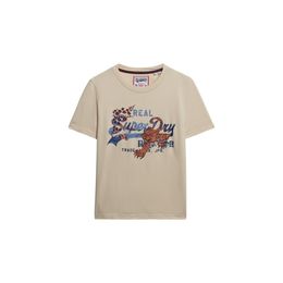 Superdry & Co T-Shirt Damen Gr&ouml;&szlig;e XXL beige