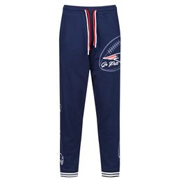 Recovered Hose 'NFL Patriots Go Pats' Herren Gr&ouml;&szlig;e M navy / feuerrot / wei&szlig;