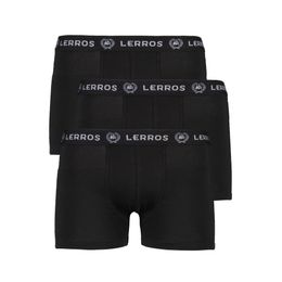 Lerros Boxershorts Herren Gr&ouml;&szlig;e XXL hellgrau / schwarz