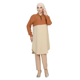 Modamihram Set Damen Gr&ouml;&szlig;e 42 creme / cognac