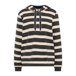 Cecil Sweatshirt Damen Gr&ouml;&szlig;e L sand / schwarz