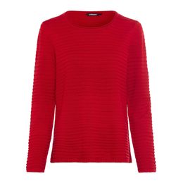 Olsen Strickpullover, seitliche Schlitze Damen Gr&ouml;&szlig;e L/XL rot