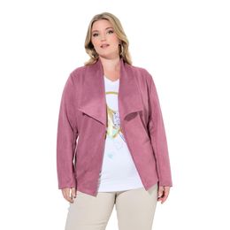 MIAMODA &Uuml;bergangsjacke Damen Gr&ouml;&szlig;e 10XL rosa