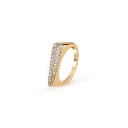 Guess Ring 'Nuances' Damen Gr&ouml;&szlig;e 58 gold / transparent