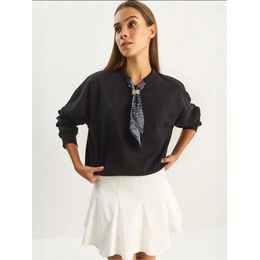 Bianco Lucci Sweatshirt Damen Gr&ouml;&szlig;e S schwarz