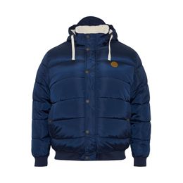 Blend Winterjacke 'Frederico' Big & Tall Herren Gr&ouml;&szlig;e XXXL blau / braun / wei&szlig;