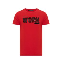 Cipo & Baxx Cipo & Baxx T-Shirt Herren Gr&ouml;&szlig;e XL rot / schwarz