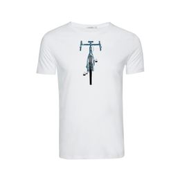 Greenbomb T-Shirt 'Bike Front Stamp' Herren Gr&ouml;&szlig;e M blau / wei&szlig;