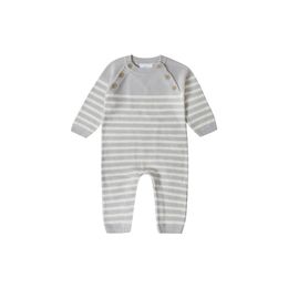 Stellou & Friends Overall Jungen Gr&ouml;&szlig;e 50/56 grau / wei&szlig;