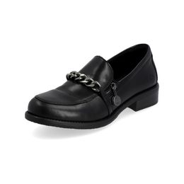 Remonte Slipper Damen Gr&ouml;&szlig;e 39 schwarz / silber