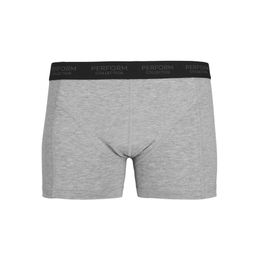 Teeshoppen Boxershorts Herren Gr&ouml;&szlig;e S grau / schwarz