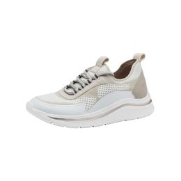 Tamaris Sneaker Damen Gr&ouml;&szlig;e 37 beige / gold / wei&szlig;