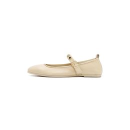 Derimod Riemchenballerina Damen Gr&ouml;&szlig;e 36 creme