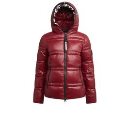 Jack1t Jacke ' R4D Tramline Puffer Racer Lux ' Damen Gr&ouml;&szlig;e M burgunder