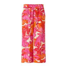 comma, COMMA Hose Damen Gr&ouml;&szlig;e 40 orange / pink / wei&szlig;