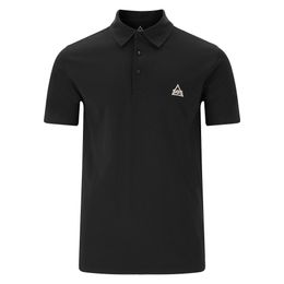 SOS Poloshirt 'Monviso' Herren Gr&ouml;&szlig;e S schwarz