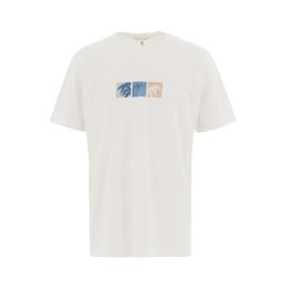 Organication T-Shirt Herren Gr&ouml;&szlig;e S beige / blau / pastellgr&uuml;n / offwhite