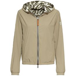 Camel Active Wendejacke mit Allover-Print und unifarbener Seite Damen Gr&ouml;&szlig;e M hellgr&uuml;n
