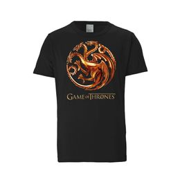 logoshirt T-Shirt 'Game of Thrones' Damen Gr&ouml;&szlig;e XL bronze / schwarz