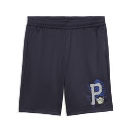 Puma Shorts Jungen Gr&ouml;&szlig;e 176 navy / dunkelblau / hellgrau