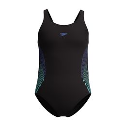 Speedo Sportbadeanzug M&auml;dchen Gr&ouml;&szlig;e 176 opal / mint / schwarz