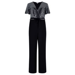 Apricot Jumpsuit 'Diamond ' Damen Gr&ouml;&szlig;e XS schwarz / silber