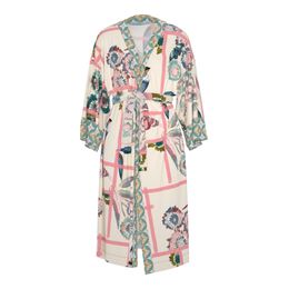 Mey Kimono Damen Gr&ouml;&szlig;e L creme / gr&uuml;n / koralle / schwarz