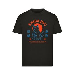 F4NT4STIC T-Shirt 'Japanischer Shiba Inu Hund' Jungen Gr&ouml;&szlig;e 134/140 blau / orange / schwarz