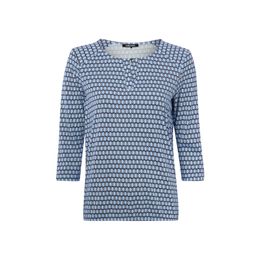 Olsen Shirt Damen Gr&ouml;&szlig;e S/M navy / opal / wei&szlig;